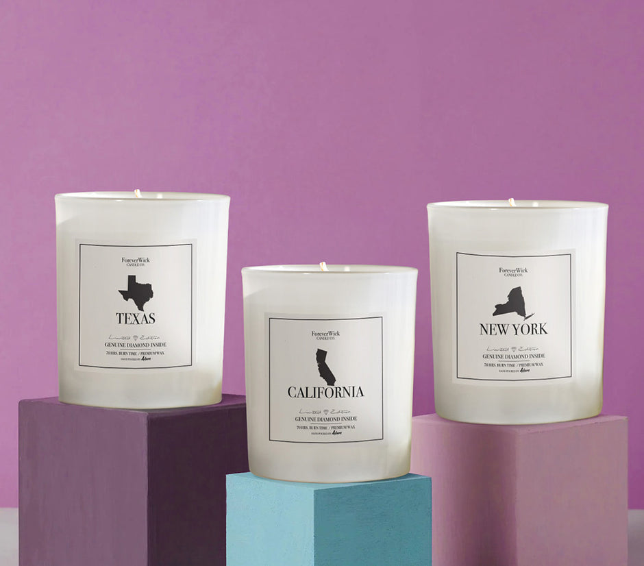 State Diamond Candles – ForeverWick