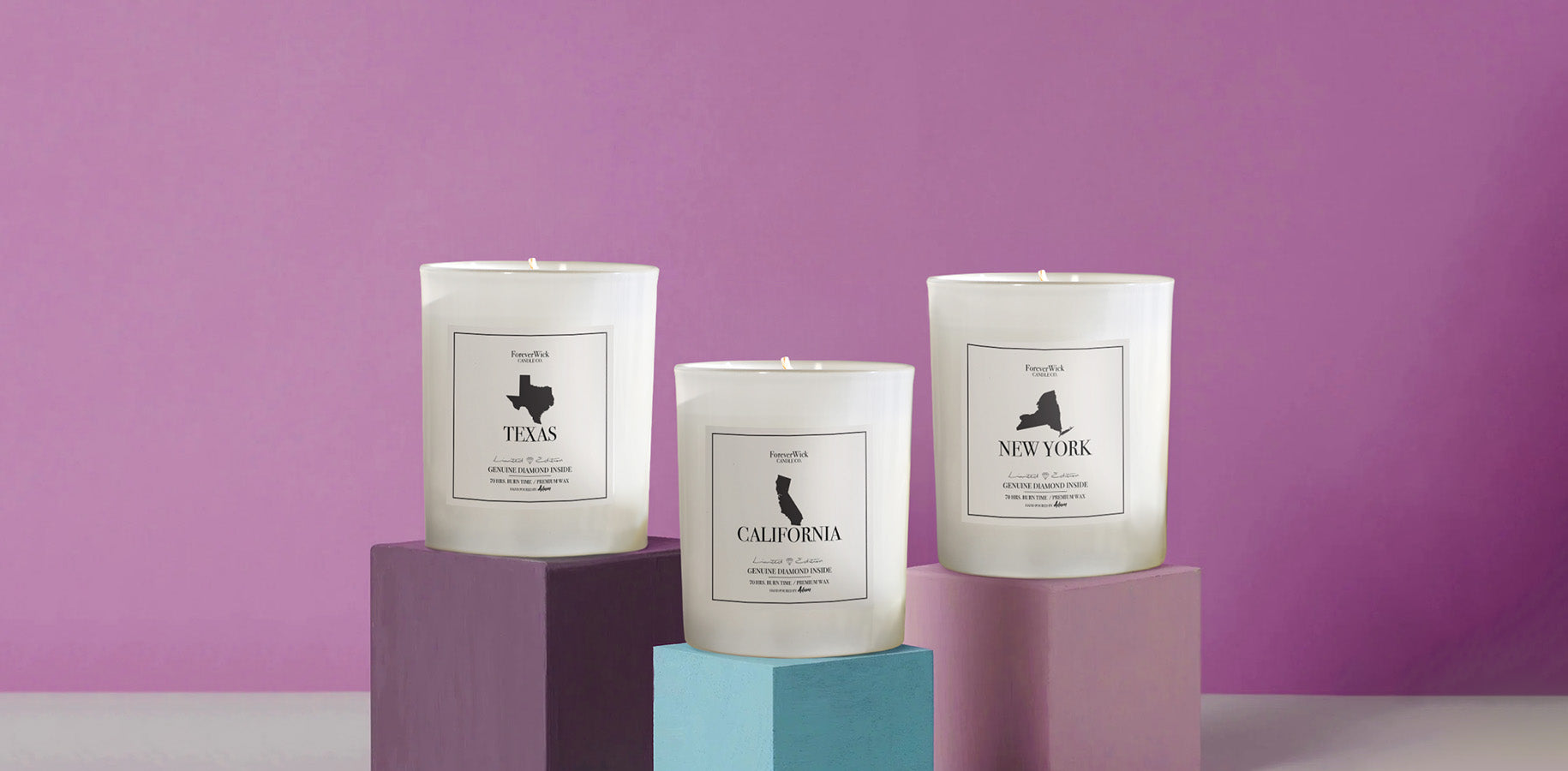 State Diamond Candles – ForeverWick